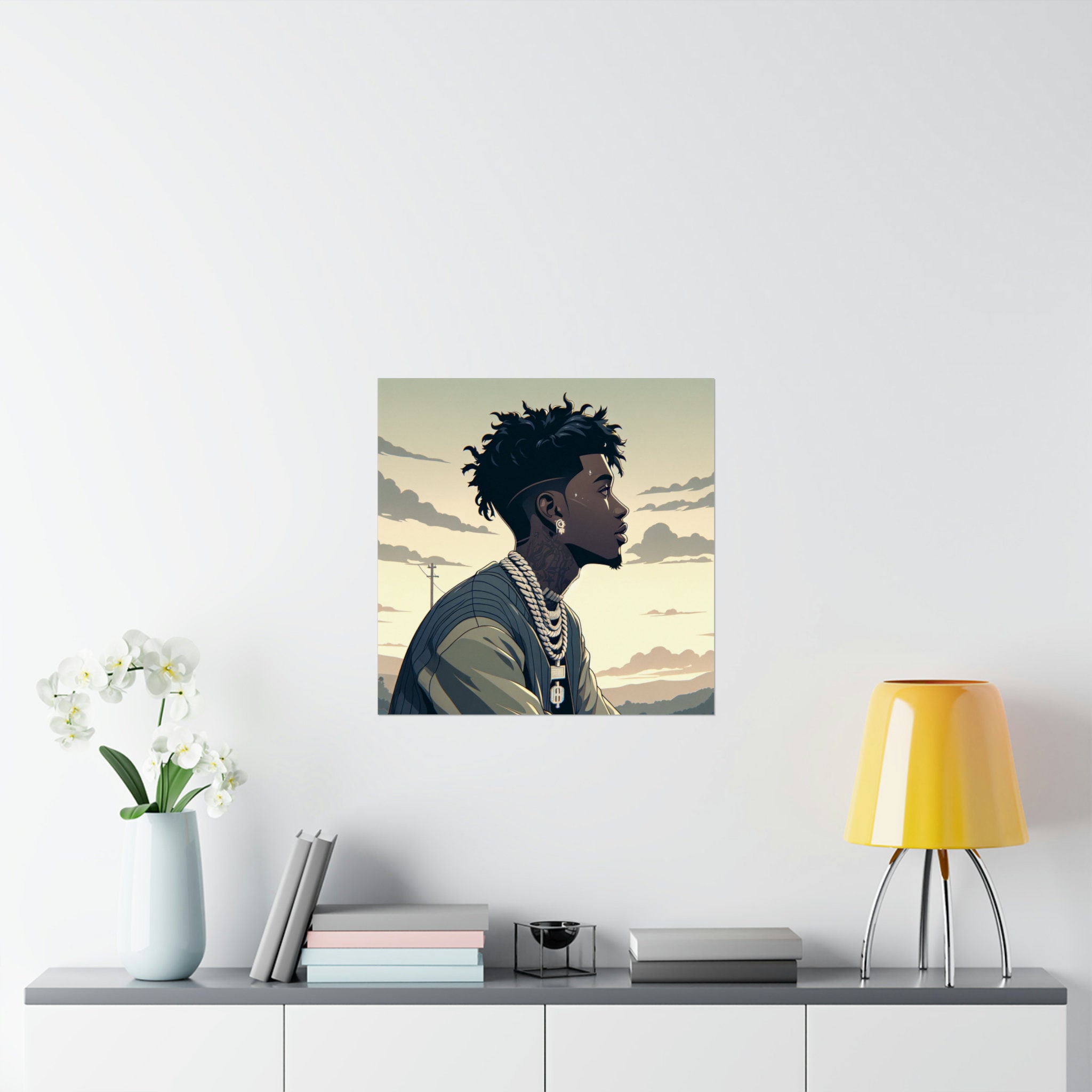 Metro Boomin in Anime Style Poster, Hip Hop Wall Art, Rappers in Anime ...