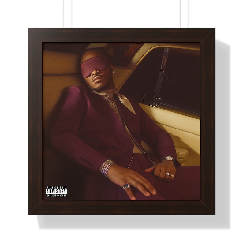 Framed Future Album Cover Poster, I Never Liked You Poster, Hip Hop ...