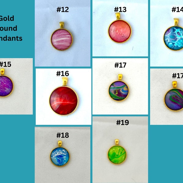 Round Pendant - Etsy