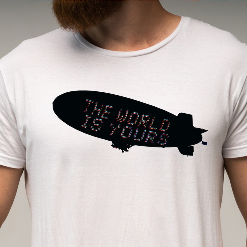 The World is Yours Blimp - Scarface - Etsy