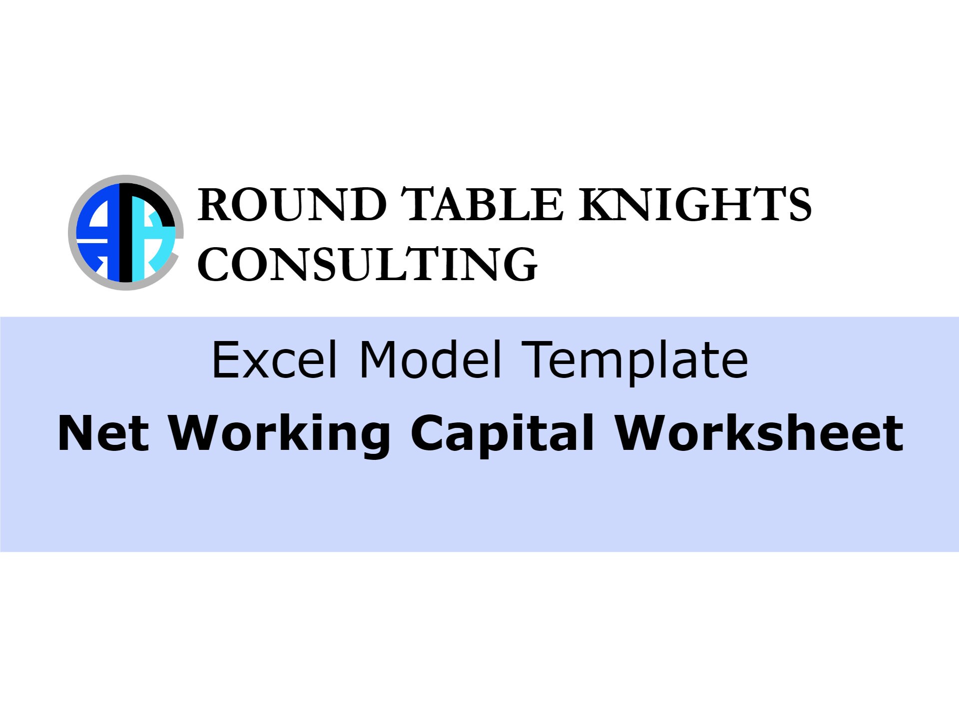 Working Capital Excel Template