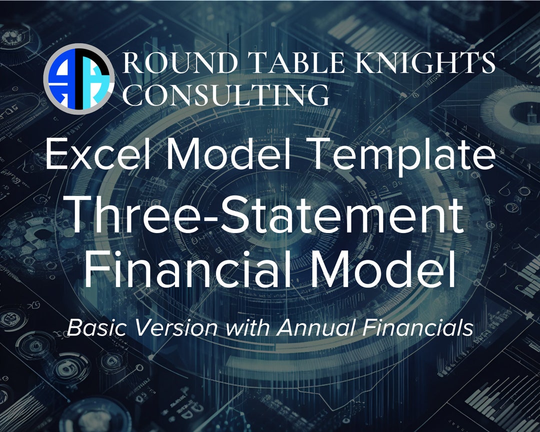 Excel Template - Three-statement Financial Model - Basic Version With ...