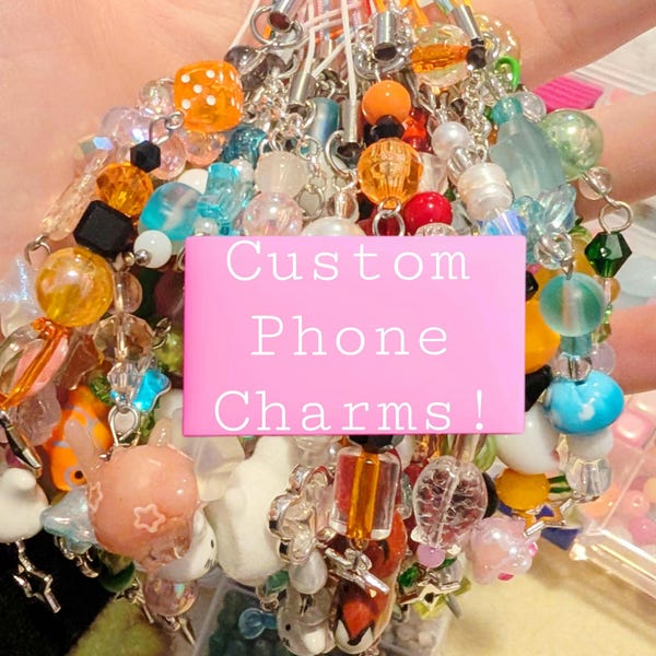 Custom Phone Charm - Etsy