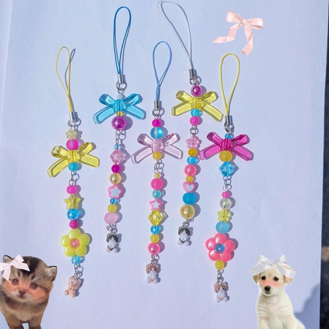 Wancore Kawaii Cat Phone Charms - Etsy