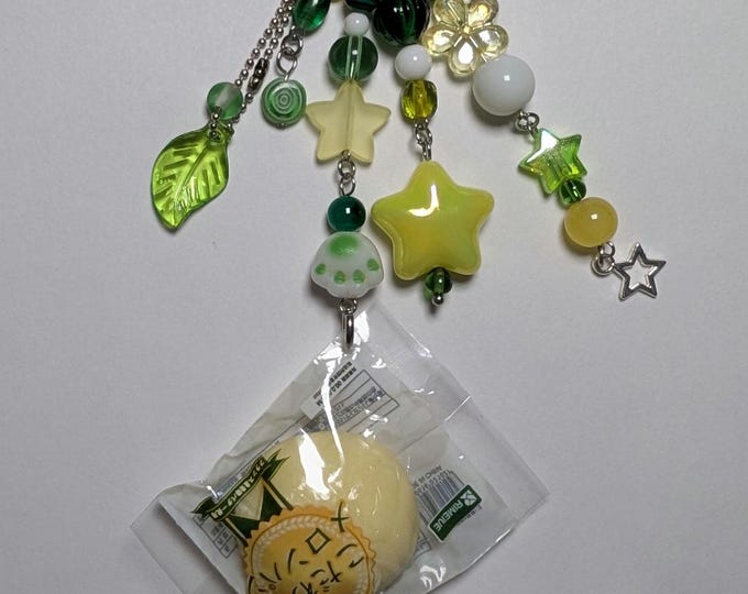 Green Bread Keychain Japanese Food - Etsy