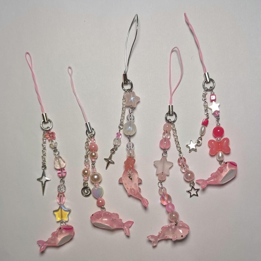 Pink Whale Shark Phone Charms Batch 3!!!! - Etsy