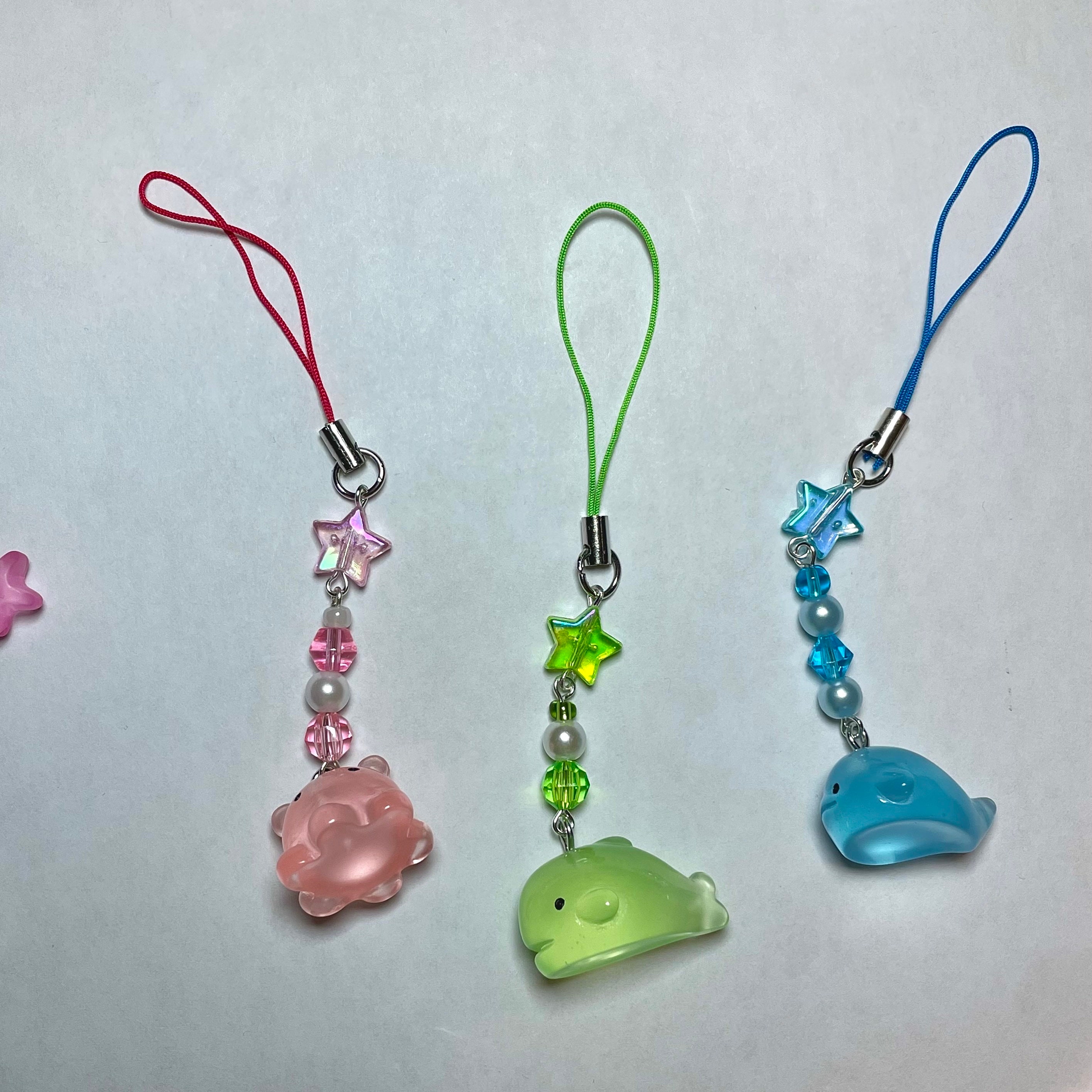 Sea Friends Phone Charm - Etsy