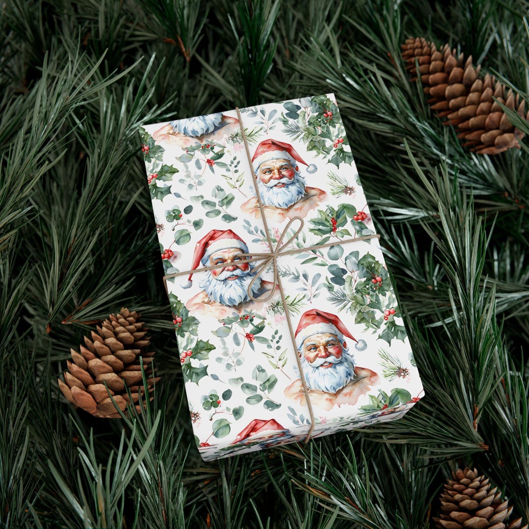 Hilarious Shirtless Santa Wrapping Paper, Funny Holiday Gift Wrap - Etsy