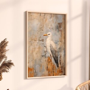Albatross Old Abstract Oil Painting Print Poster Large Wall Decor Old ...