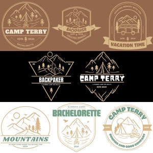 Unique Camp Logo Design Package: Custom Digital Logo Creation, Perfect ...