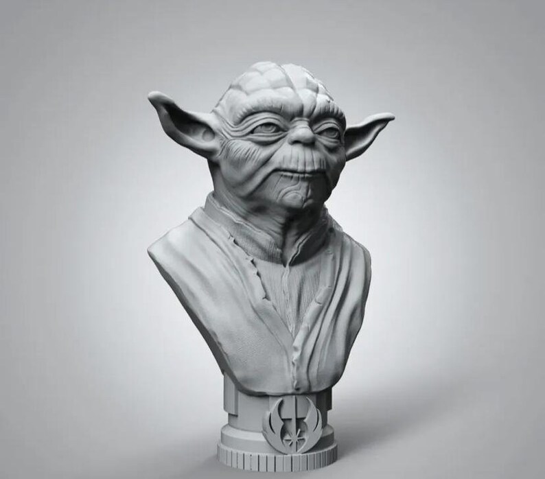 Yoda Bust STL - Etsy