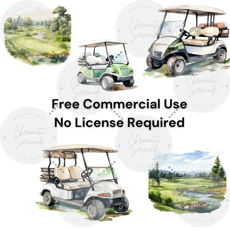 Watercolor Golf Clipart Golf Club PNG Golfer Graphics Golf - Etsy