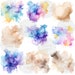 Pastel Watercolor Splash Clipart Alcohol Ink Splash Clipart Pastel ...