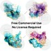 Watercolor Mermaid Color Splash Clipart Mermaid Watercolor Graphics ...