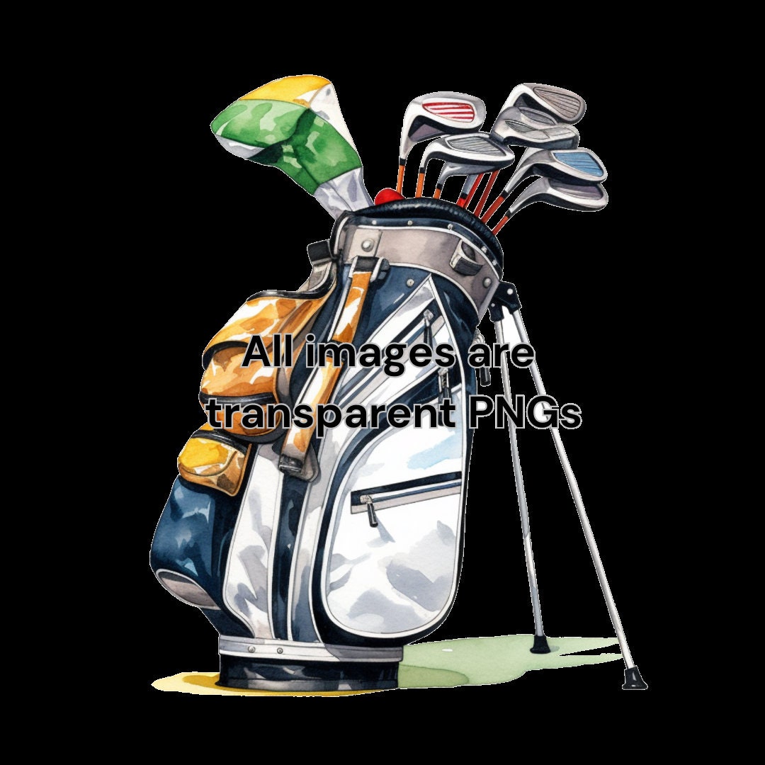 Watercolor Golf Clipart Golf Club PNG Golfer Graphics Golf - Etsy Canada