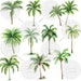 Watercolor Palm Trees Clipart, Tropical Island Clipart, Palm Tree ...