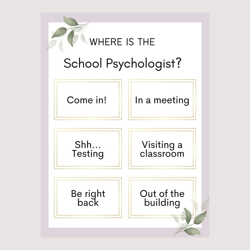 School Psychologist - Etsy