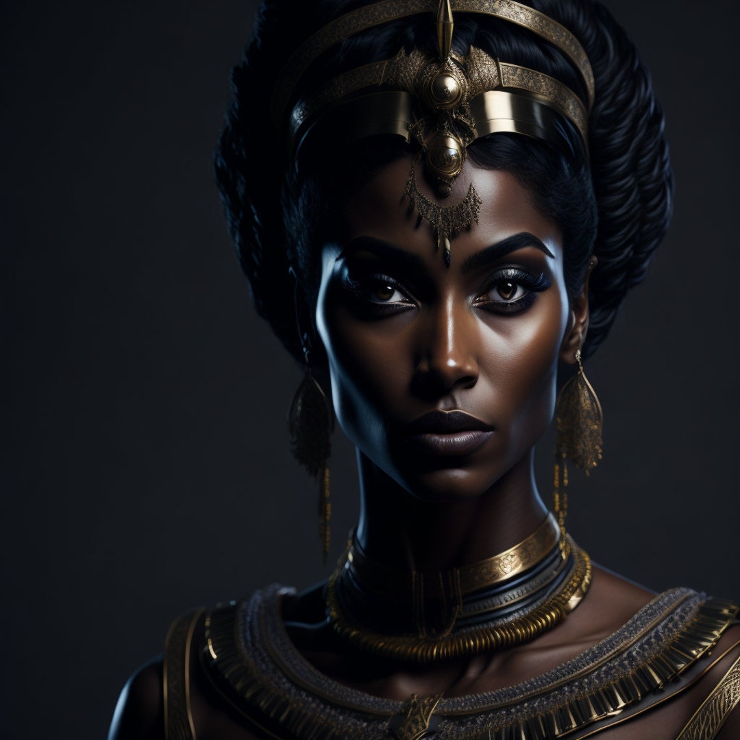 QUEEN CLEOPATRA VII Thea Philopator of Ancient Egypt Custom Digital ...