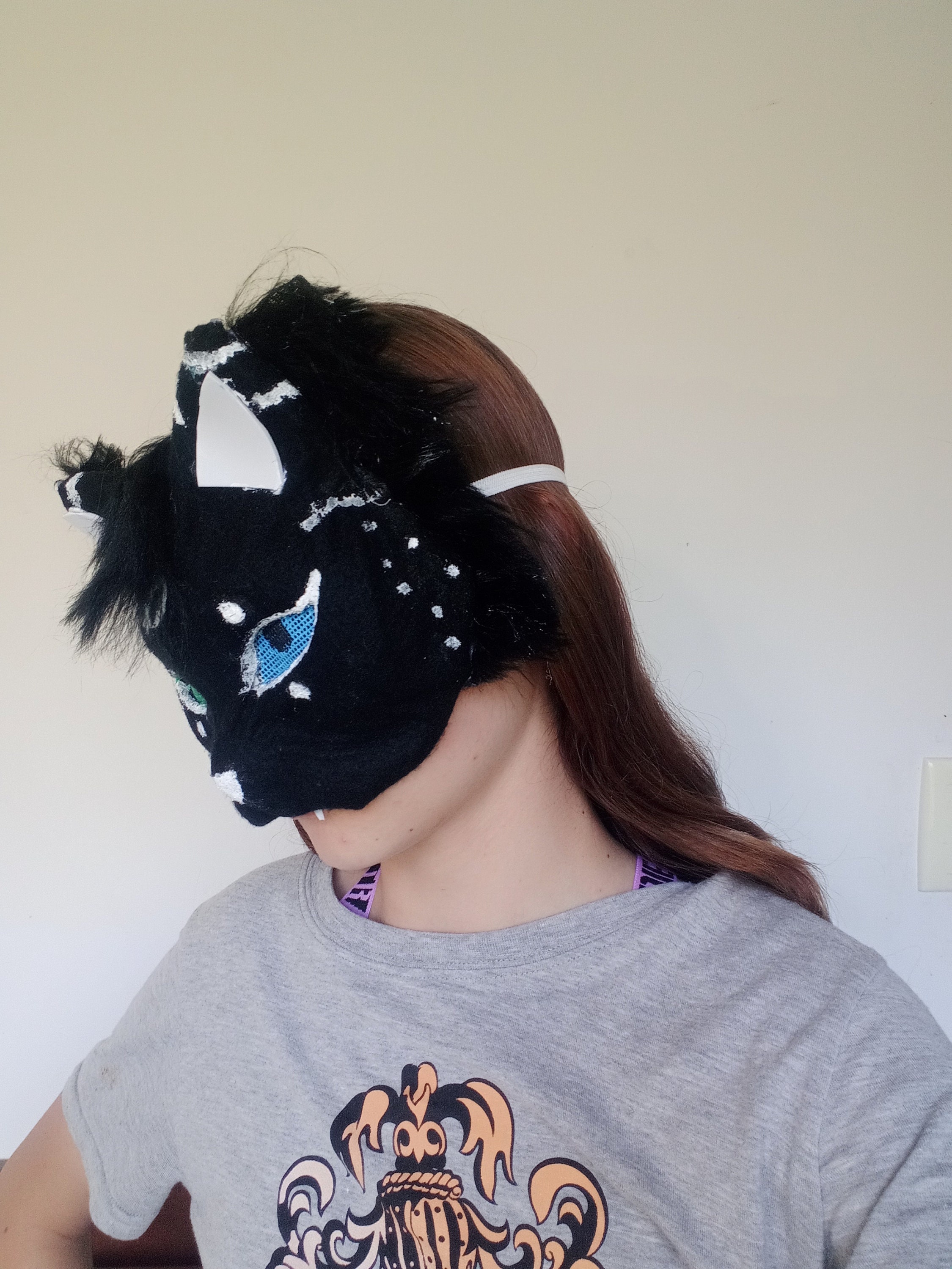 Therian Black Cat Mask - Etsy Australia