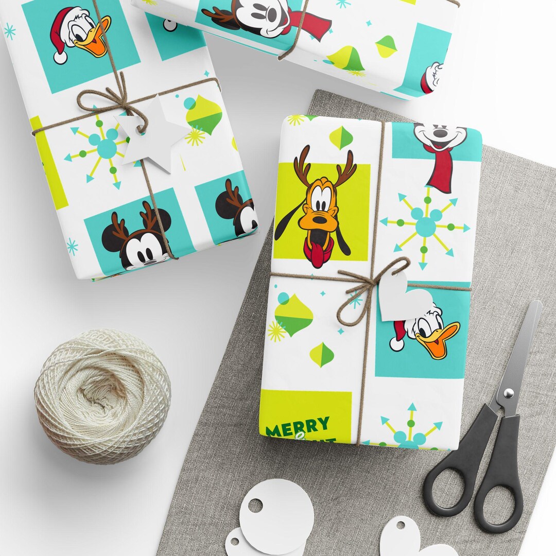 CARTOON CHARACTERS Wrapping Paper - Etsy