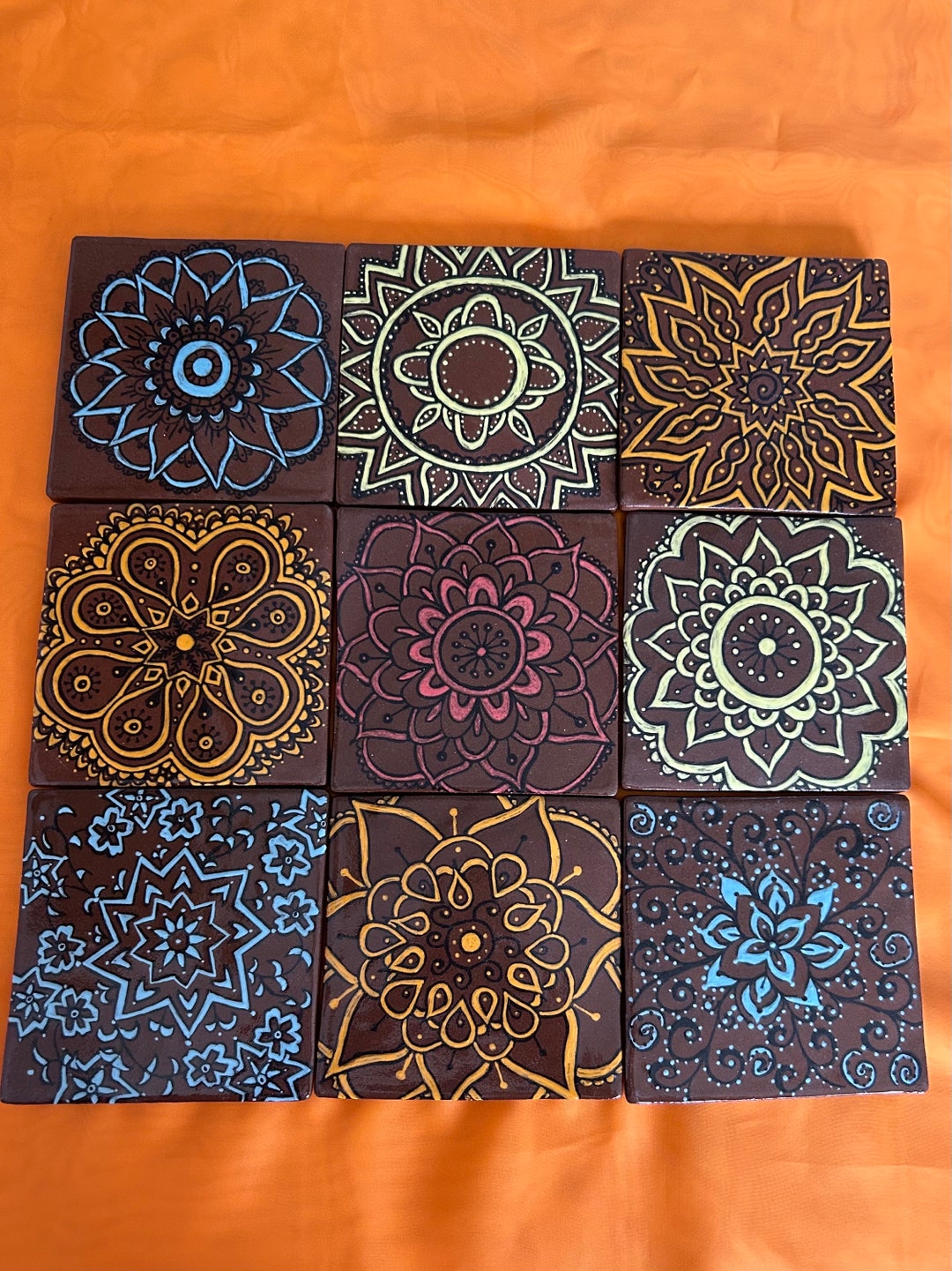 Handmade Decorative Tiles/coasters - Etsy