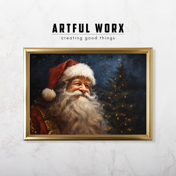Santa Claus Oil Painting
