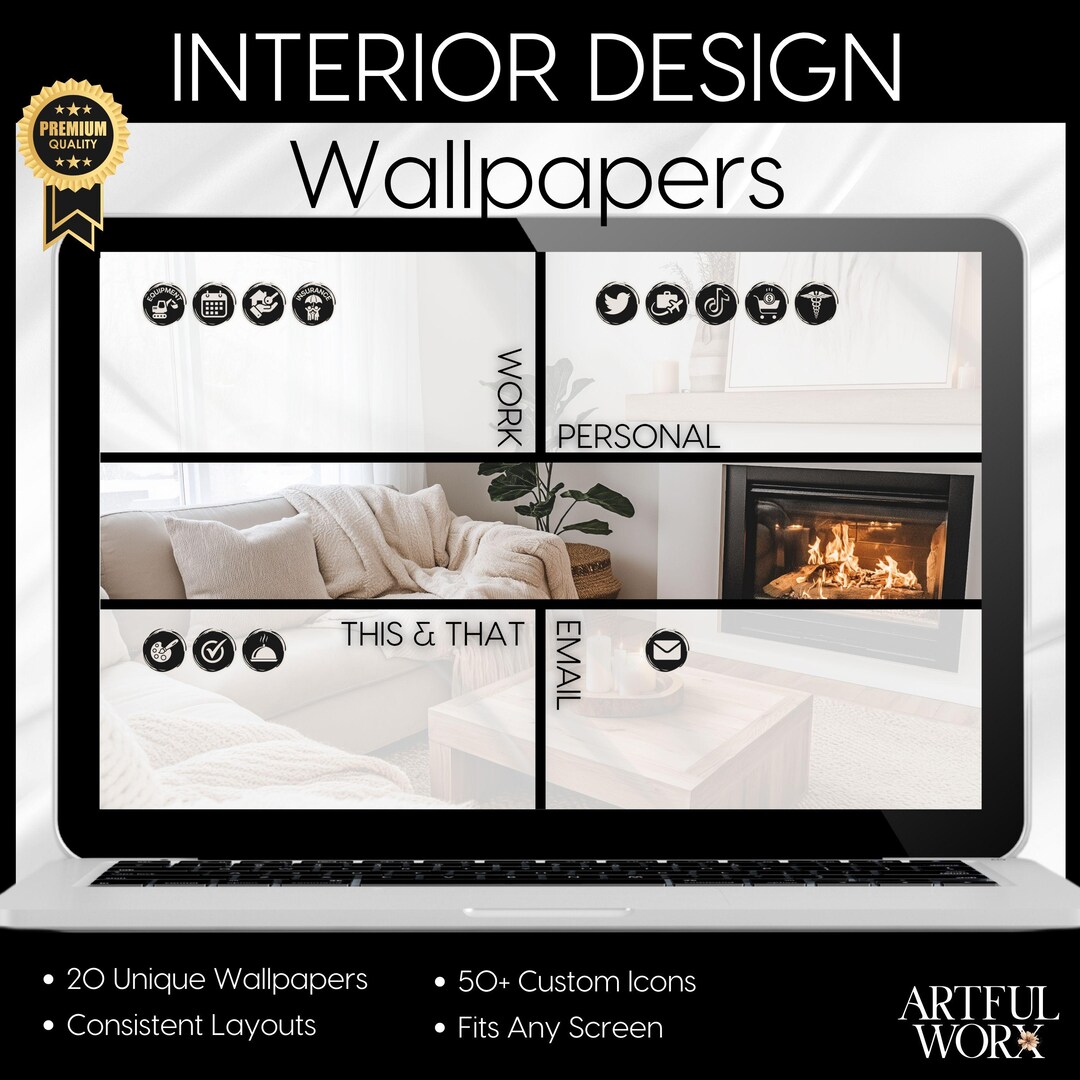 Interior Design Desktop and Laptop Organizer Wallpaper for Mac ...