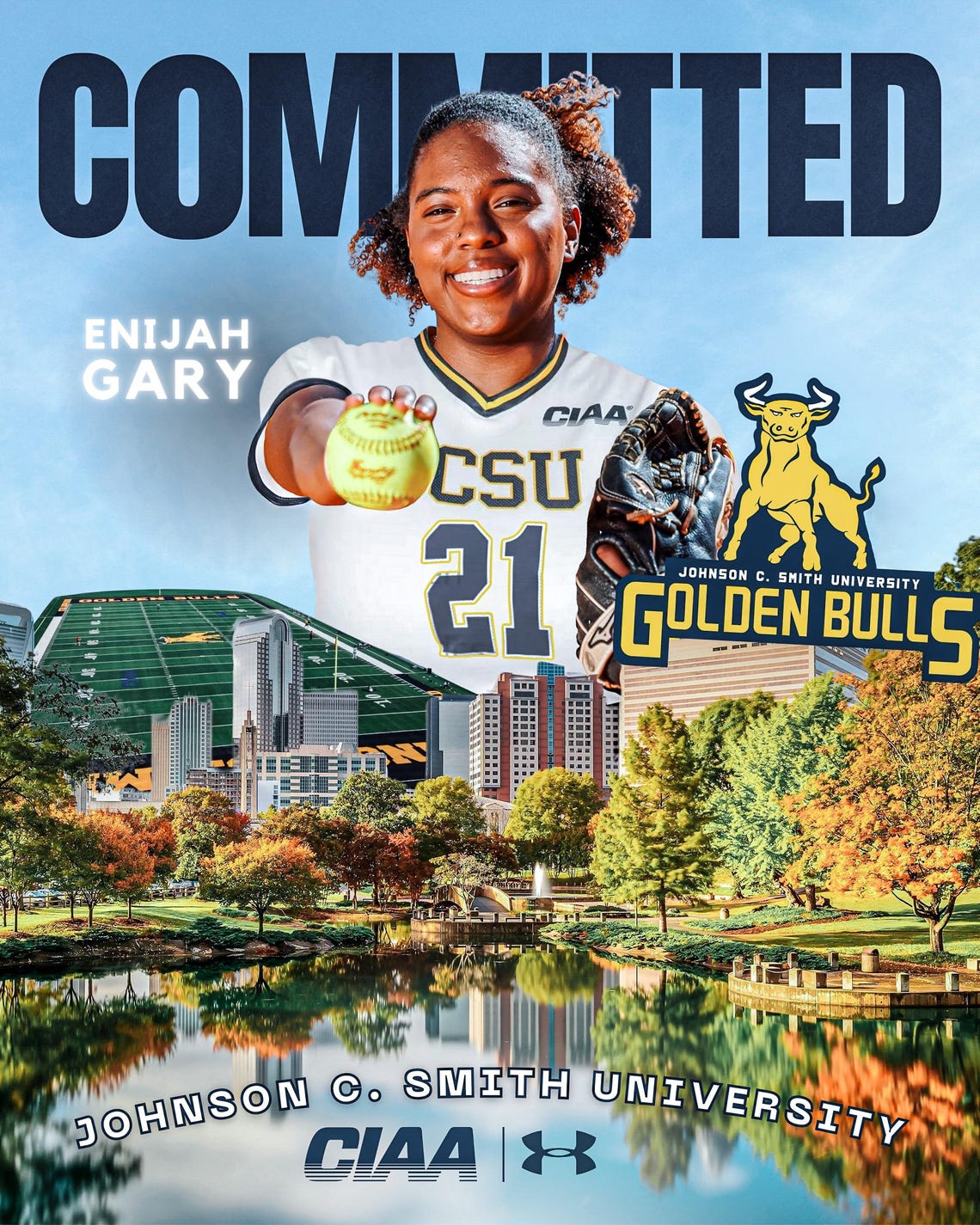 Custom College Sports Commitment Graphic: Social Media Announcement - Etsy