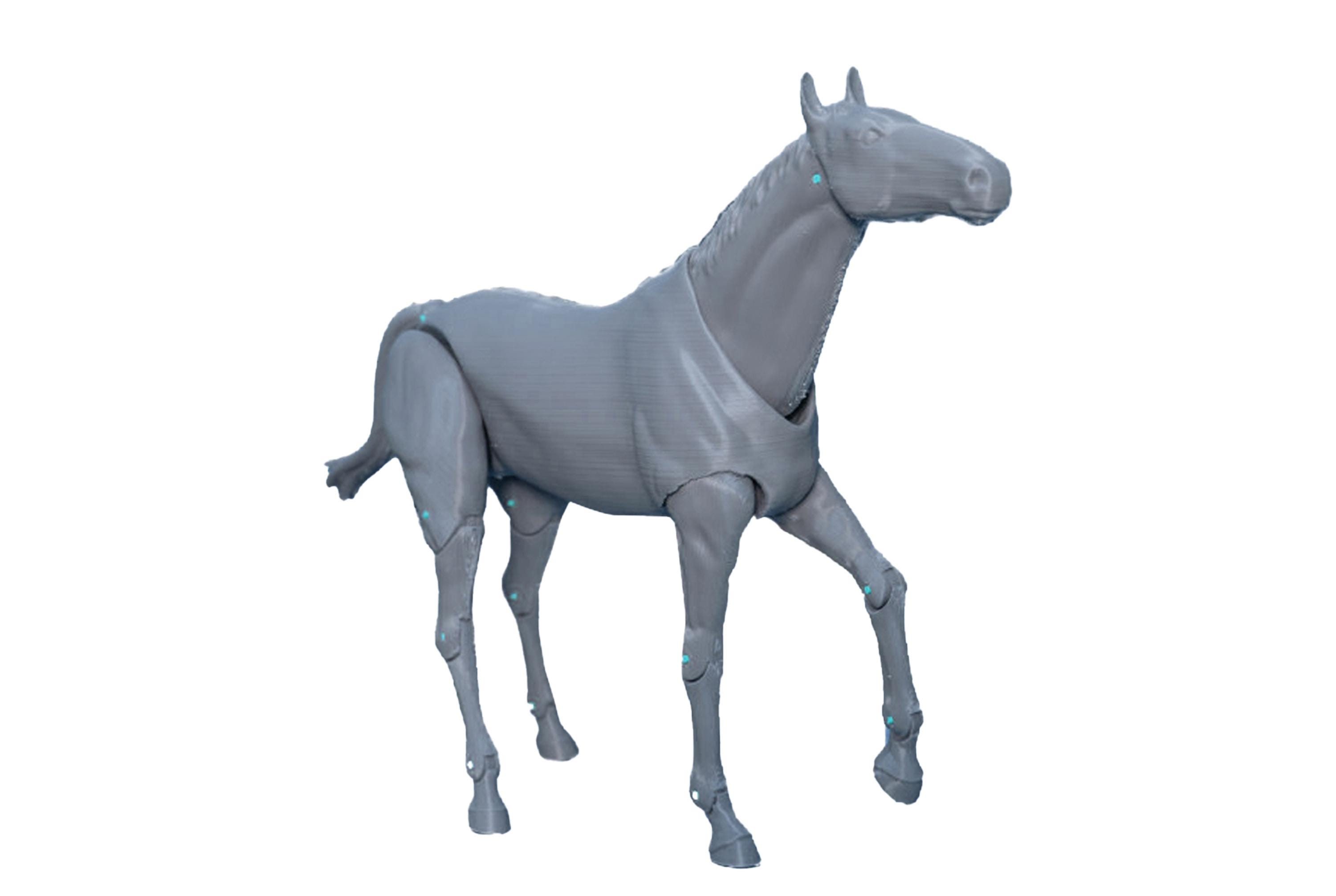 Poseable Horse Action Figure STL File for 3D Printing (digital Download ...