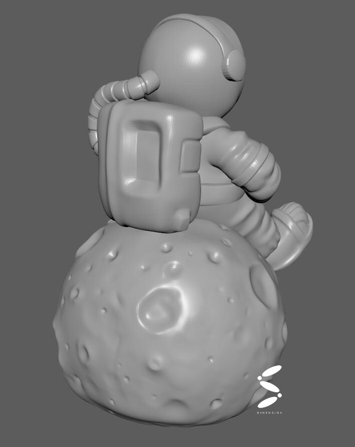 Astronaut Decorative Astronaut_hollow_moon Statue Decoration in Home ...