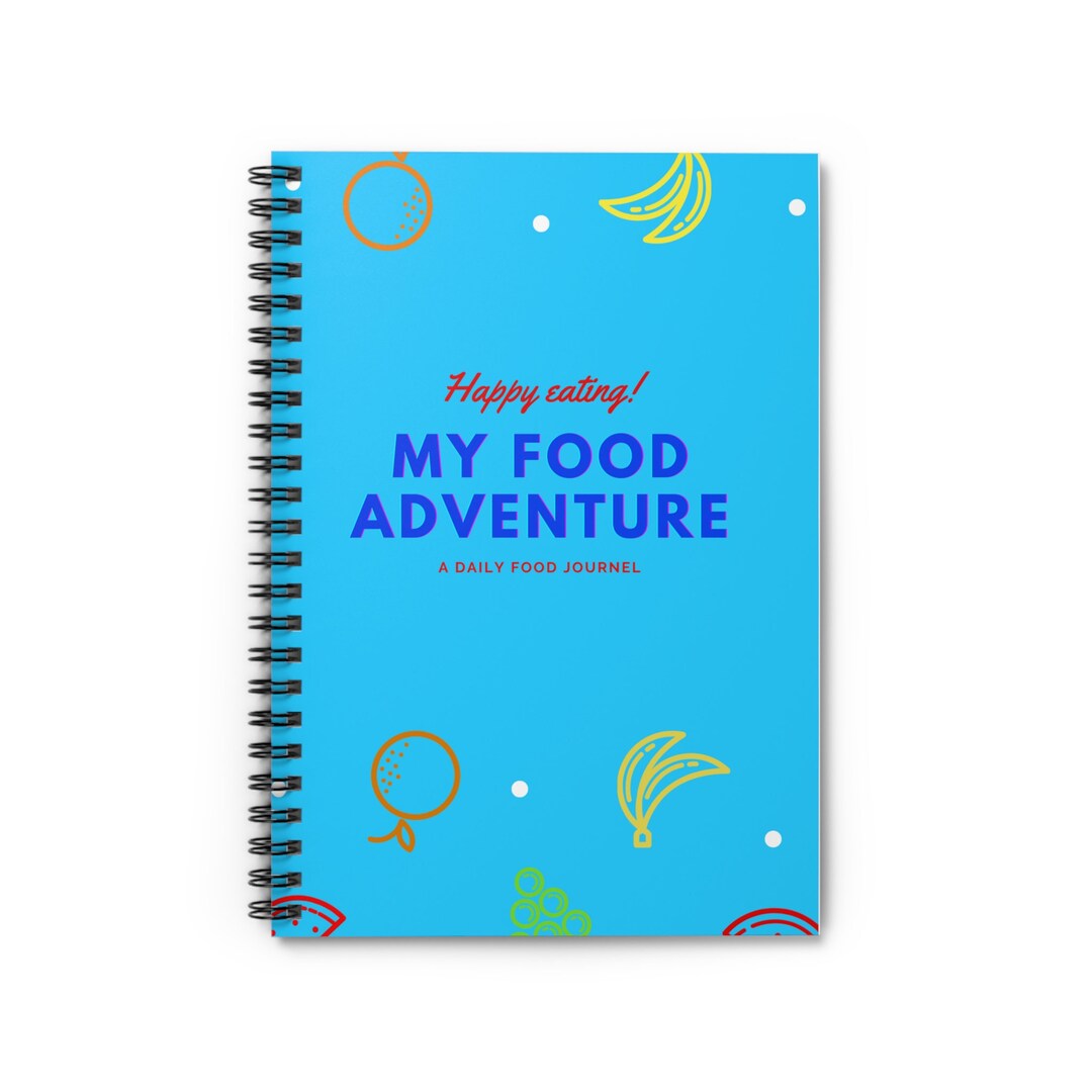 Spiral Notebook Food Log Journal - Etsy