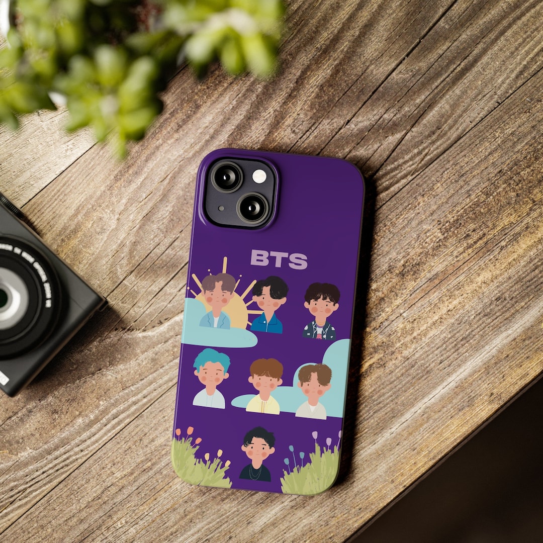 Cute BTS Phonecase Bangtan Fandom BTS Kpop Fans Gift Jungkook Jimin V ...