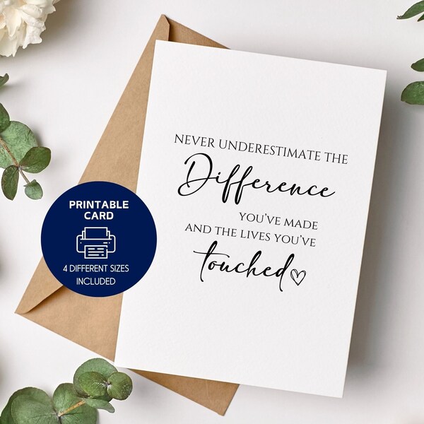 Retirement Card Printable - Etsy