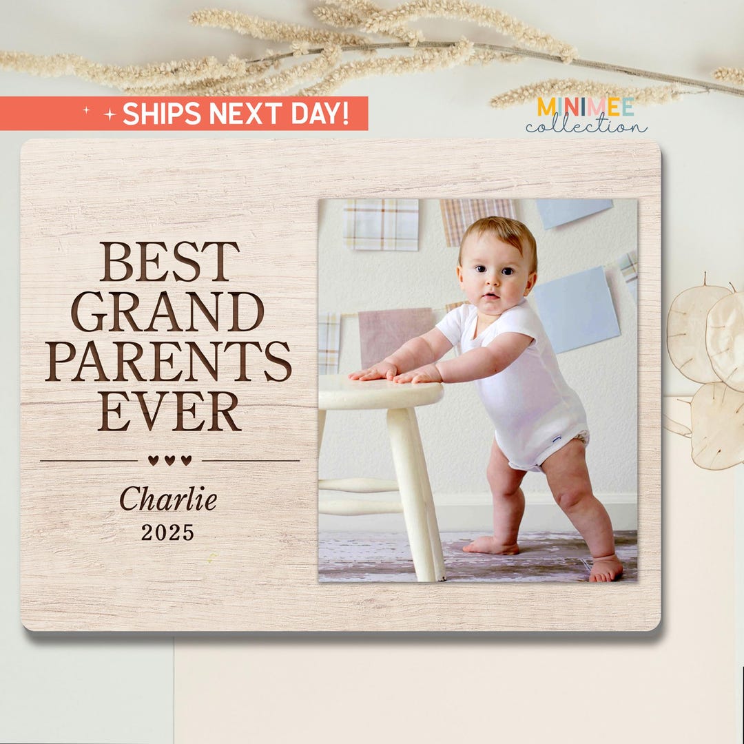 Custom Photo Board for Family, Personalized Photo Frame for ...