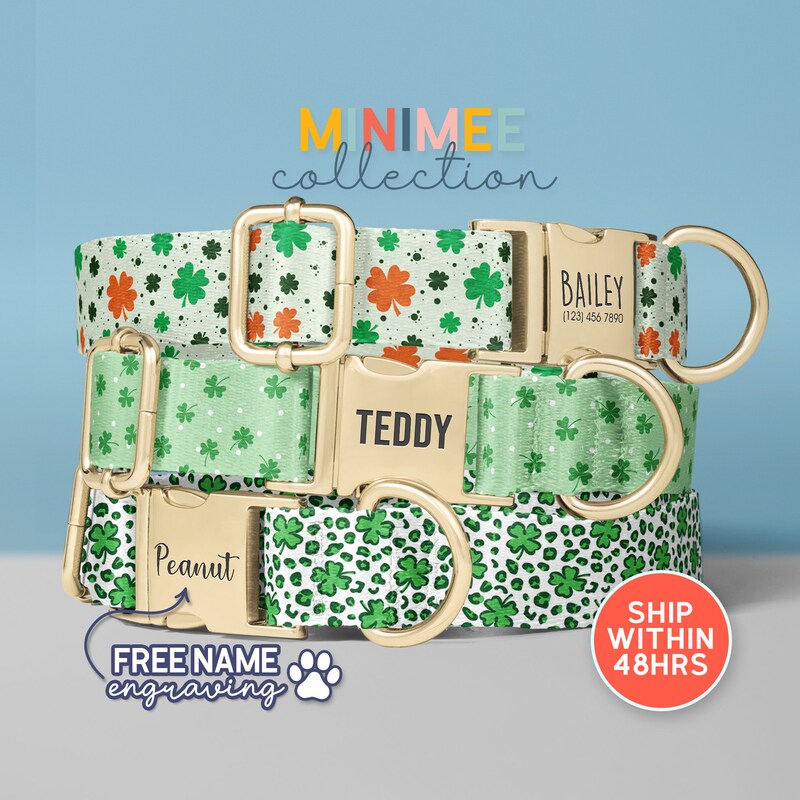 Clover Dog Tag - Etsy