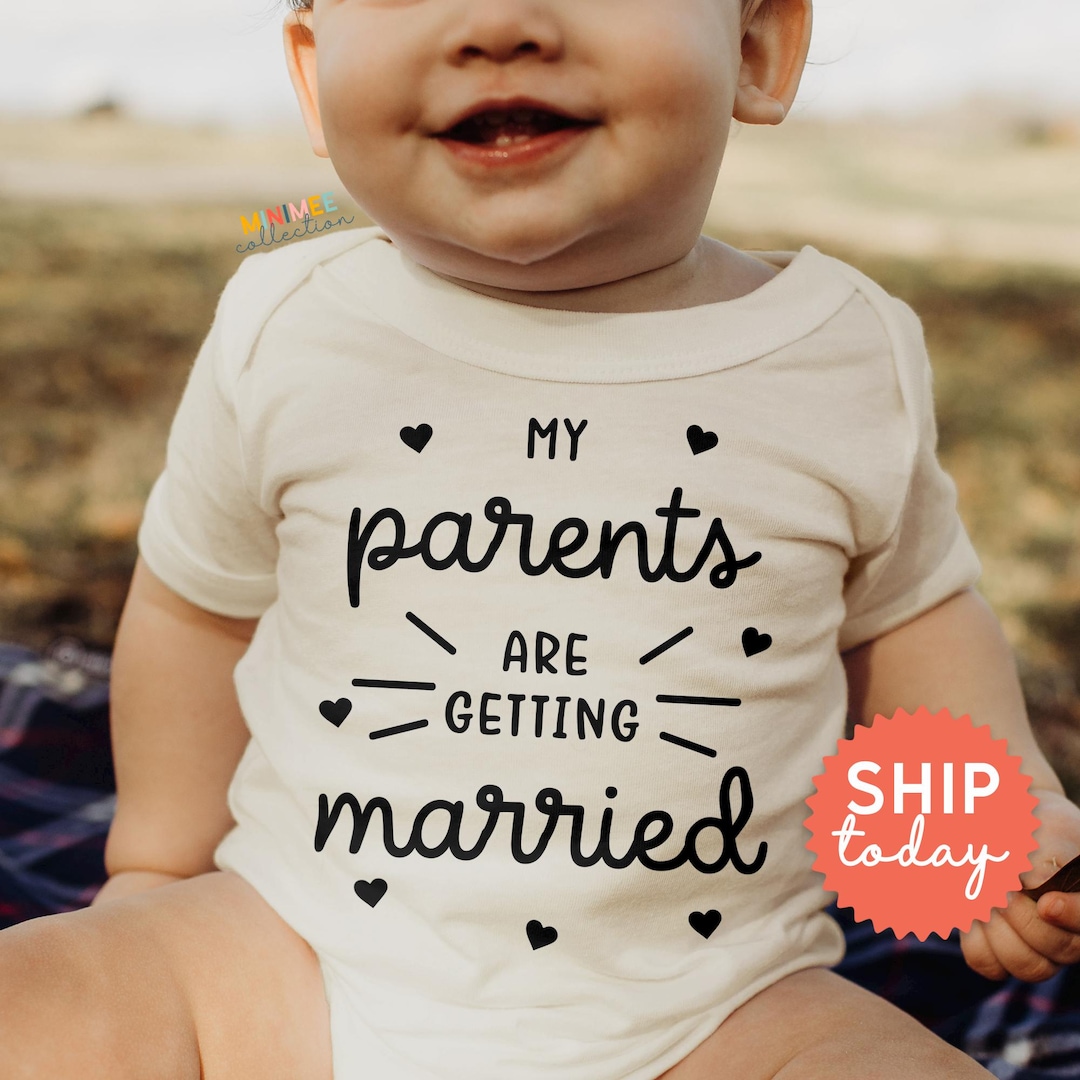 My Parents Are Getting Married Toddler Onesie®, Wedding Announcement ...