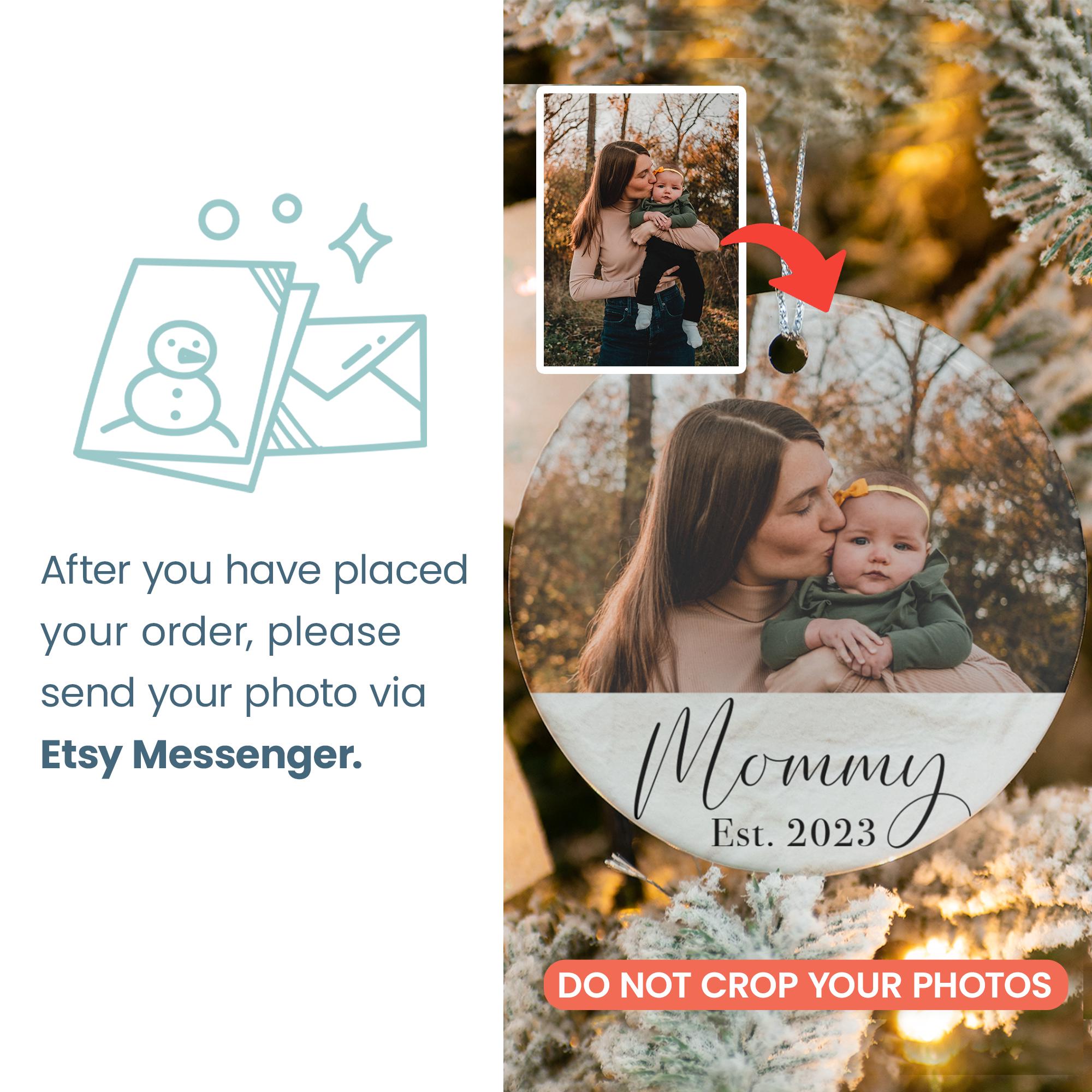 First Christmas as Grandma Ornament, Holiday Keepsake 2024 ...