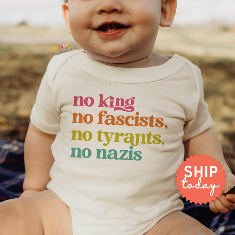 No Kings in America Kid Shirt, Patriotic Freedom Kid Clothes, Pro ...