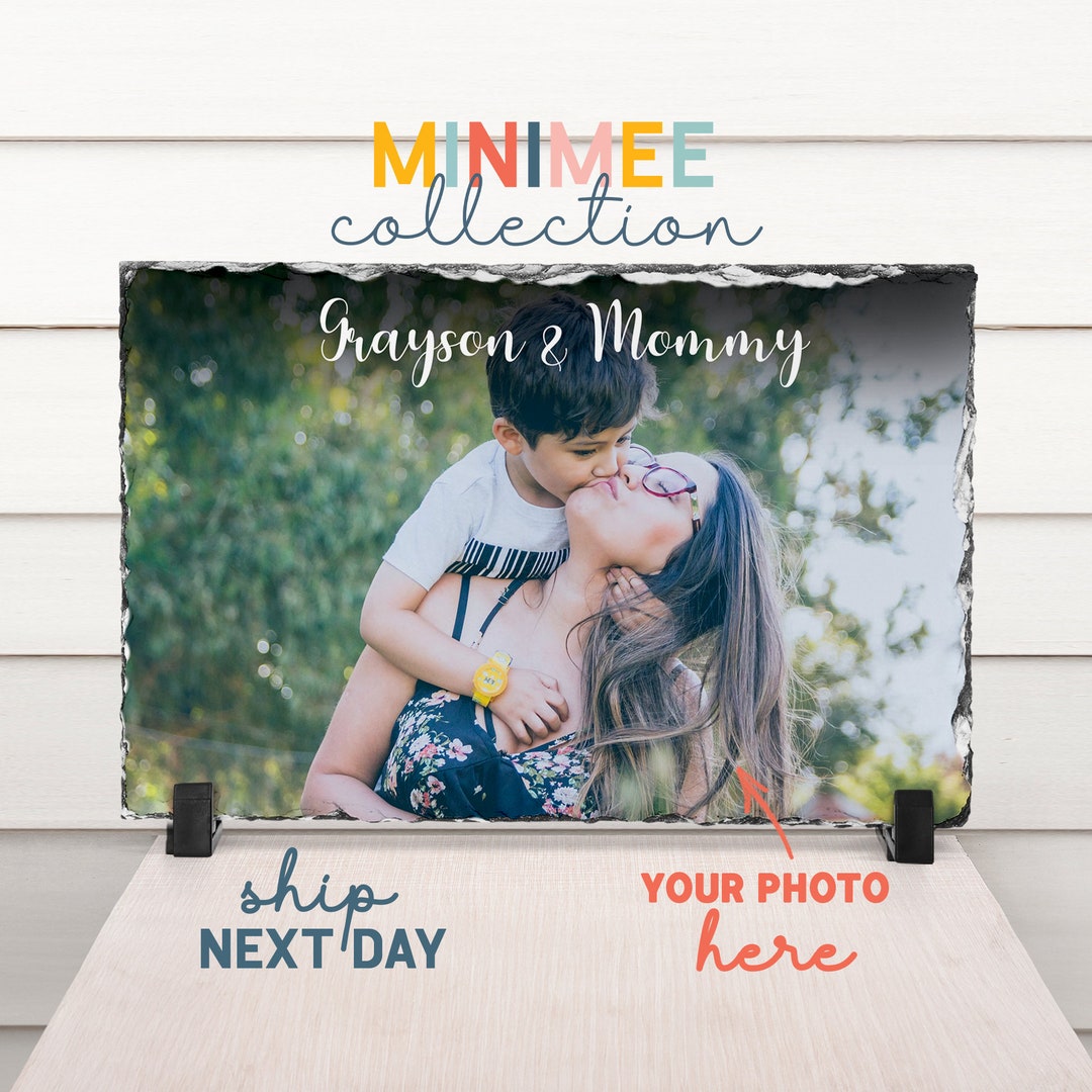 Personalized Mom and Son Photo Slate, Mom and Daughters Photo Slate ...