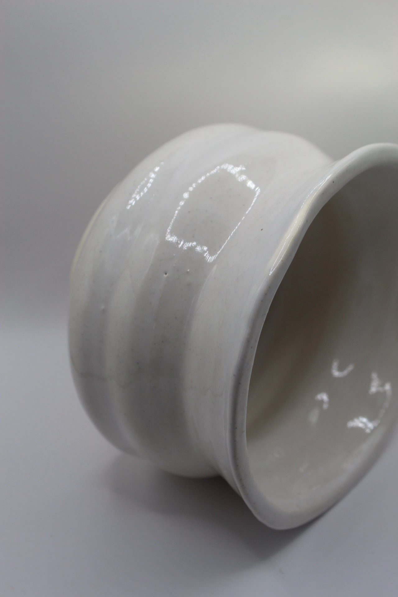 Large White Ceramic Bubble Vase - Etsy