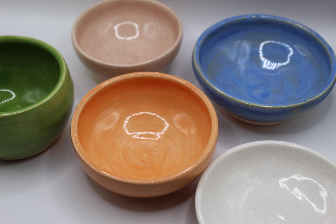 Handmade Pottery Colorful Ceramic Mini Bowls - Etsy