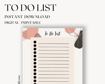 ABSTRACT DAILY PLANNER Instant Download Easy to Use - Etsy