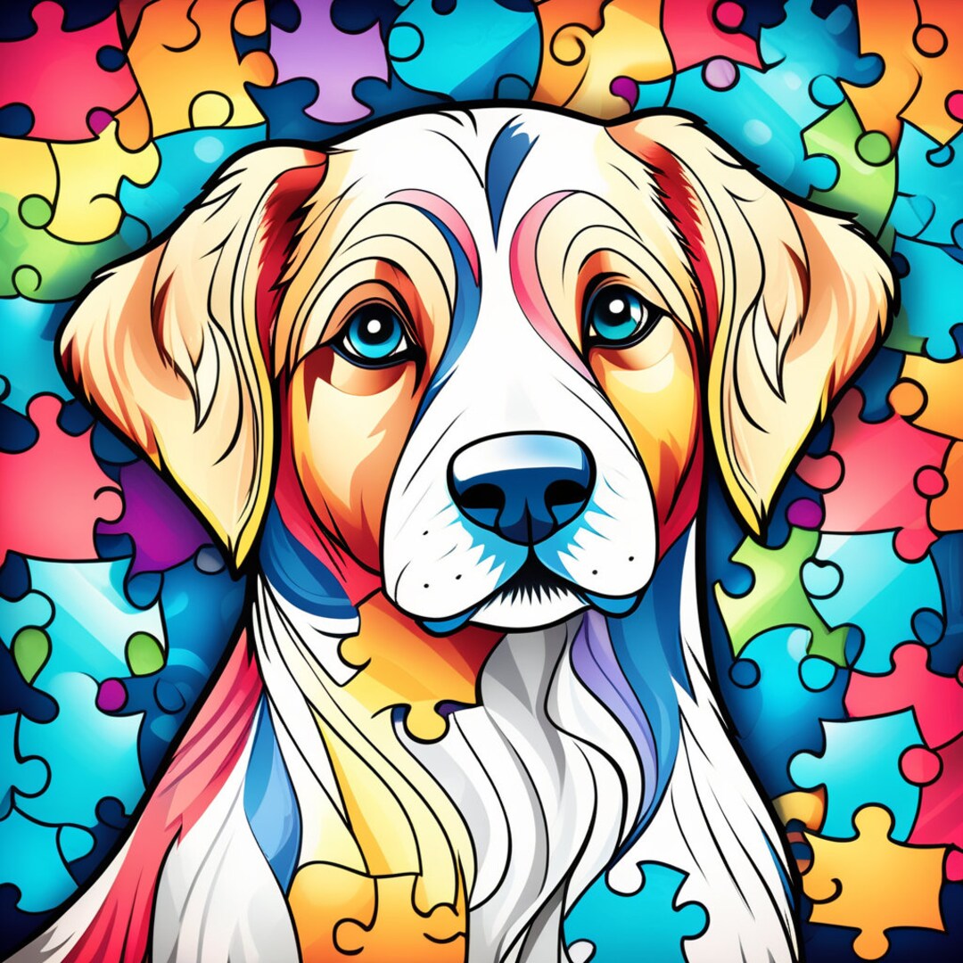 Tri-tails Puzzled Puppy-dogs - Etsy
