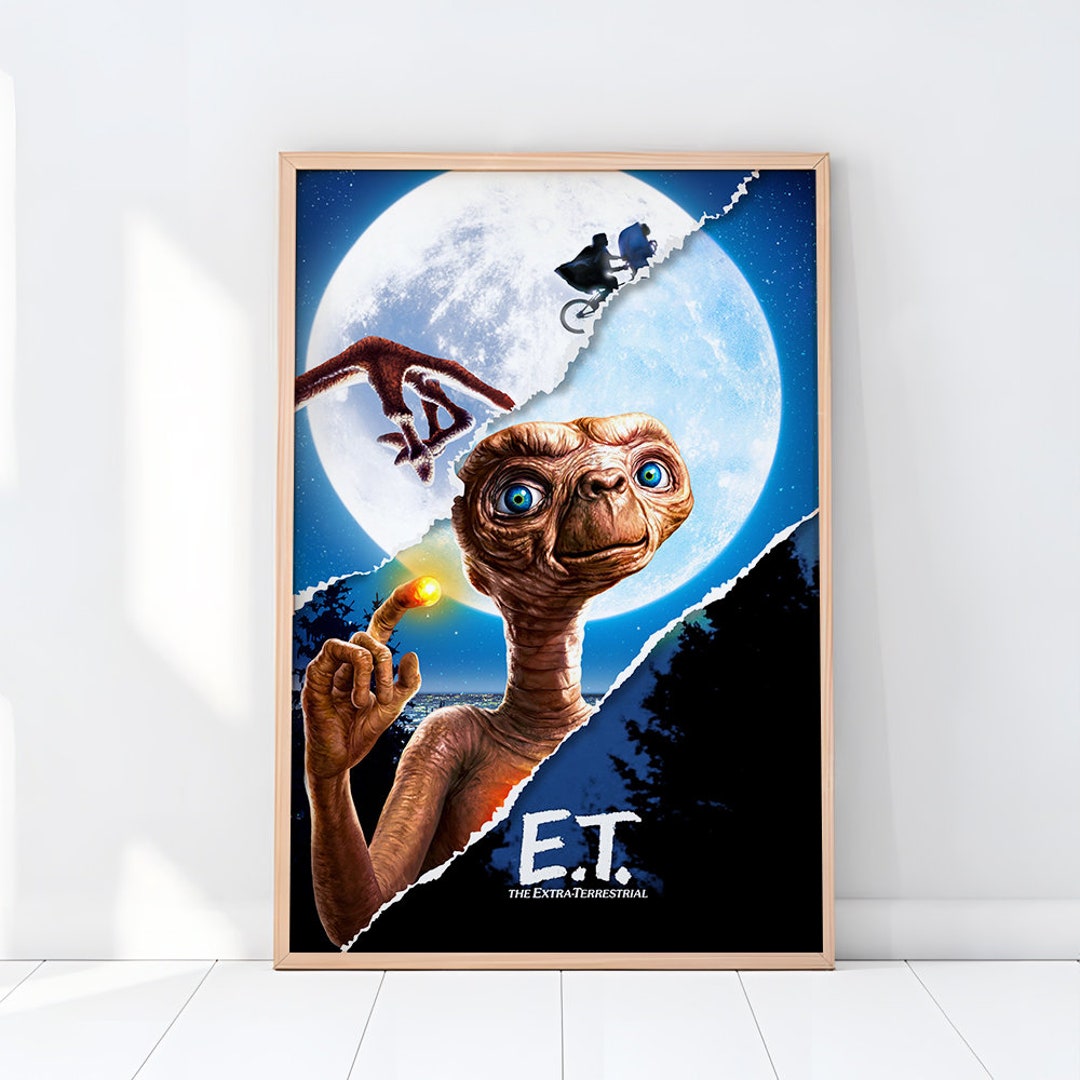E.T. the Extra-terrestrial Poster Personalise Film Poster - Etsy