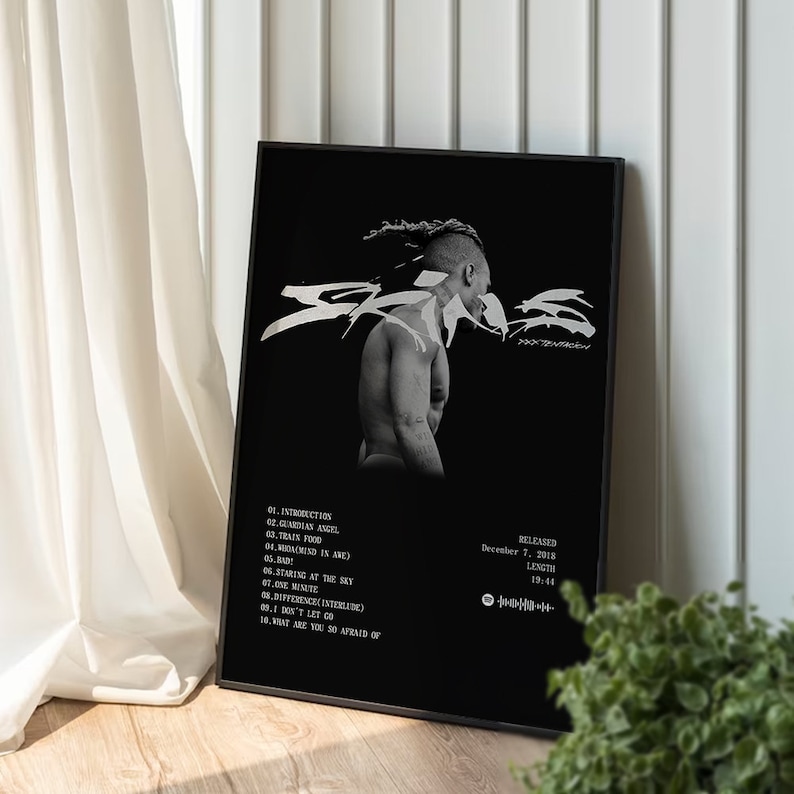 Skins Xxxtentacion Poster Album Cover Poster Music Poster - Etsy