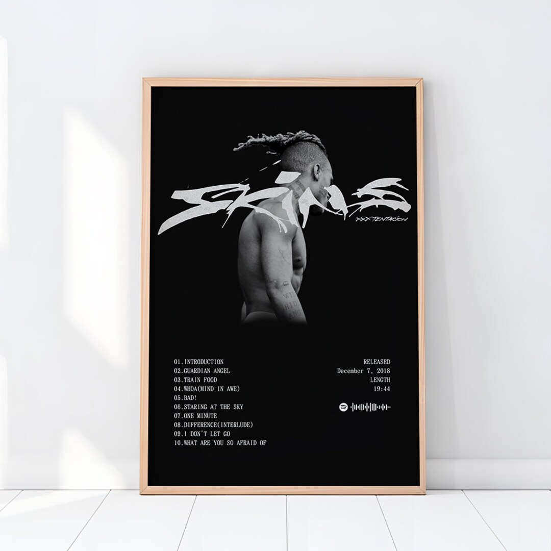 Skins Xxxtentacion Poster Album Cover Poster Music Poster - Etsy