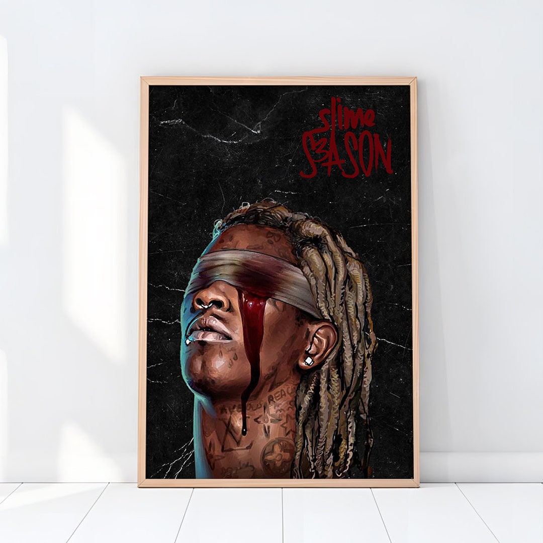 Slime Season 3-young Thug Poster Album Cover Poster Music - Etsy