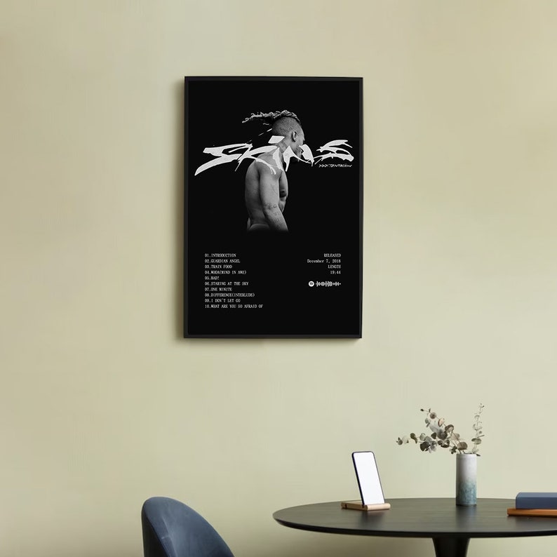 Skins Xxxtentacion Poster Album Cover Poster Music Poster - Etsy