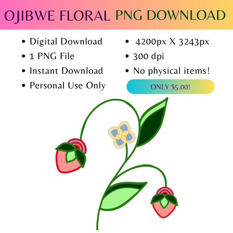 Ojibwe Floral Designs - Etsy Canada