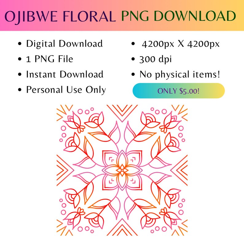 Digital Download PNG Strawberry Ojibwe Design by Mazinibiidesigns 1 PNG ...
